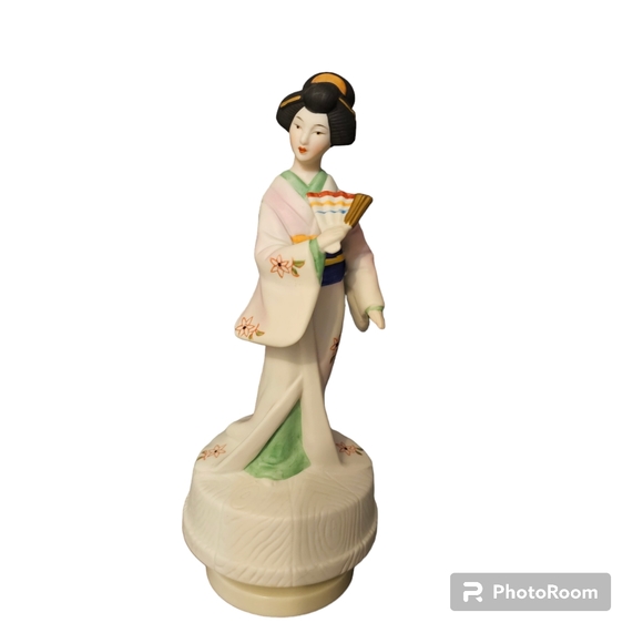 Vintage | Accents | Vintage Maruho Porcelain Japanese Geisha Girl ...